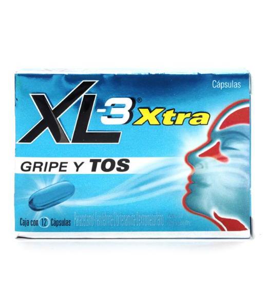 ANTIGRIPAL XL 3 GRIPA Y TOS CAJA CON 12 TABLETAS