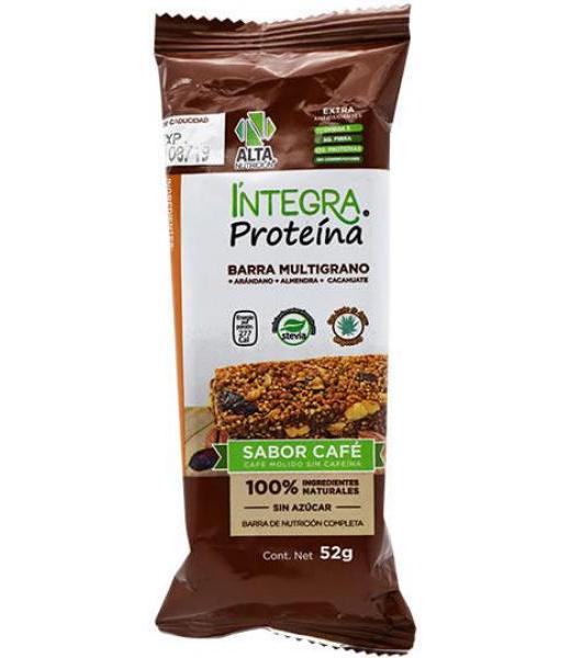 BARRA MULTIGRANO CON PROTEINA SAB CAFE 52 G ALTA NUTRICION P 5