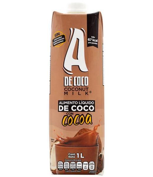 BEBIDA DE COCO CON COCOA 1 L A DE COCO