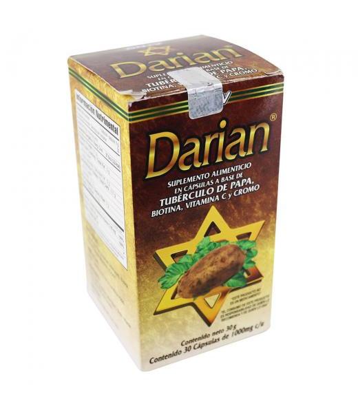 CAPS. DARIAN C 30 C TUBERCULO DE PAPABIOTINA VIT. C Y CROMO. GN+VIDA