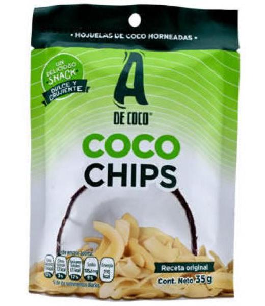 CHIPS DE COCO 35 G A DE COCO