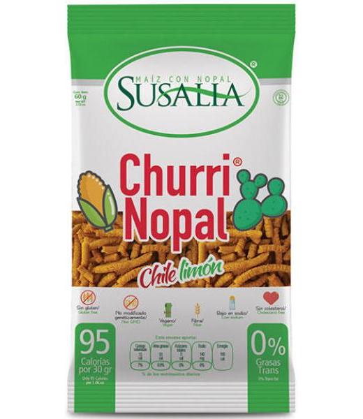 CHURRITOS DE NOPAL 60 G SUSALIA