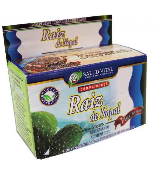 COMPRIMIDOS RAIZ DE NOPAL PLUS (VIRGEN) C 60 LA GRAN TENOCHTITLAN