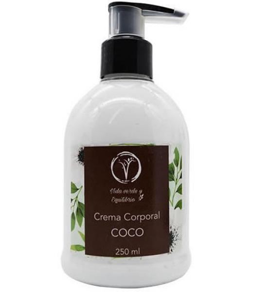 CREMA CORPORAL COCO BRONCEADO 250 ML VIDA VERDE Y E.