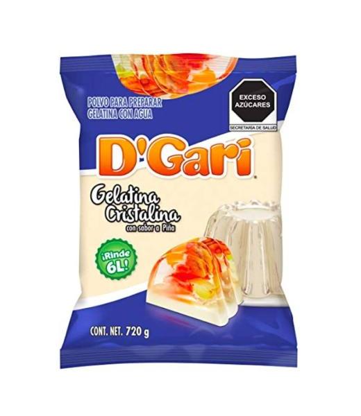 GELATINA DGARI CRISTALINA 720 GR