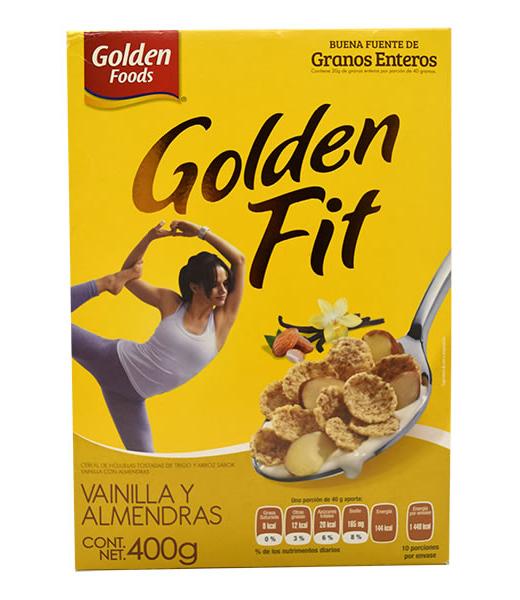 GOLDEN FIT ALMENDRAS Y VAINILLA 400 G GOLDEN FOODS