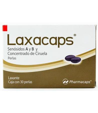 LAXACAPS SENOSIDOS A Y B 30 PERLAS PHARMACAPS