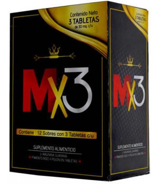 MX3 30 MG 3 TAB MX3 P 12