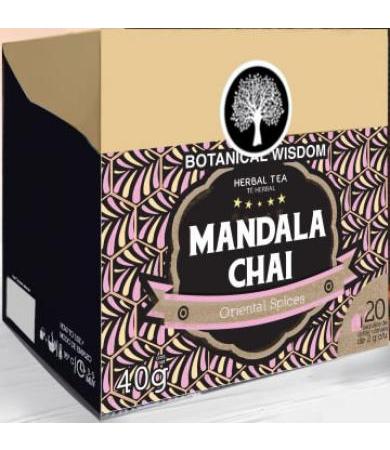 TE MANDALA CHAI40 G BOTANICAL WISDOM