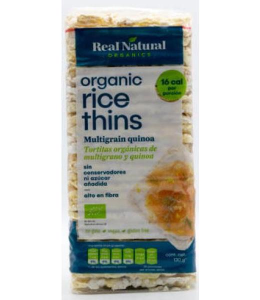 TORTITA MULTIGRANO Y QUINOA 130 G REAL NATURAL