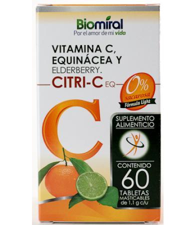 VITAMINA C EQ CITRI 500MG 60TAB BIOMIRAL