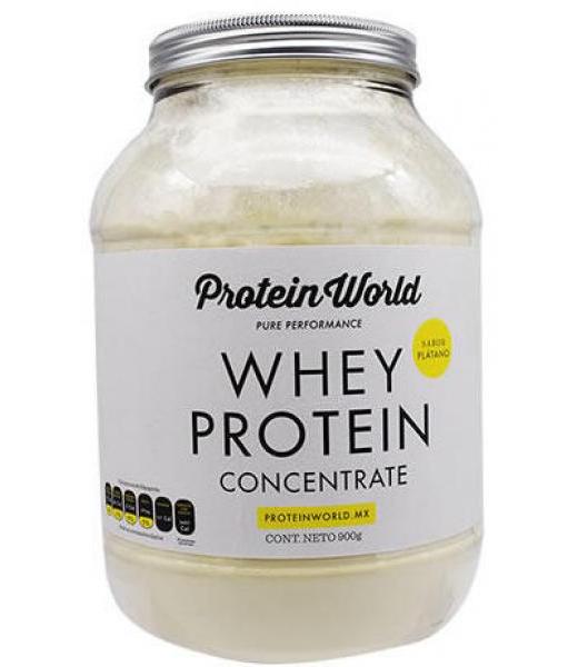 WHEY PROTEIN PLATANO 900 G PROTEIN WORLD