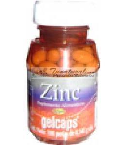 Tunatural.com - ZINC 100 CAP GELCAPS